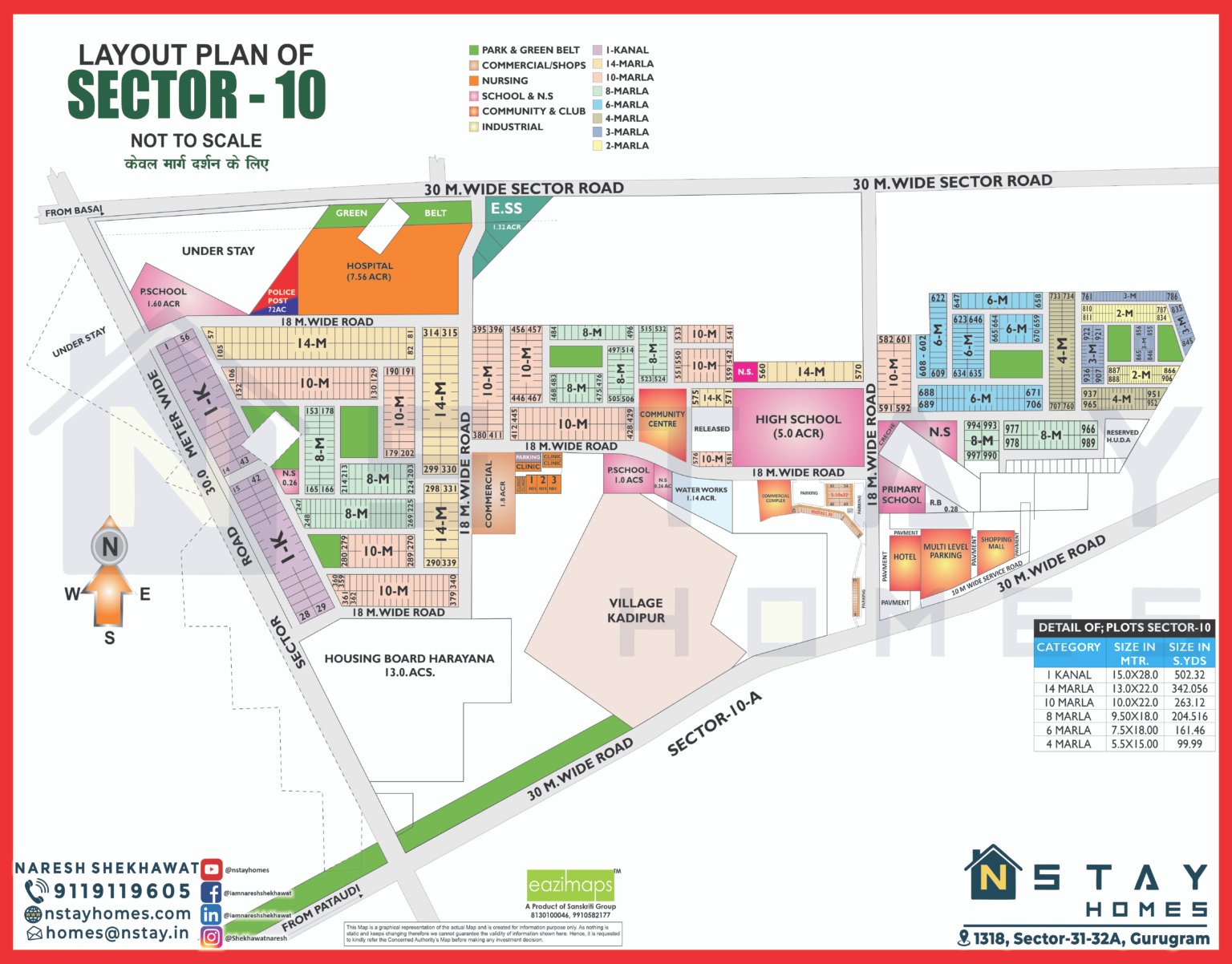 Gurgaon Sector Maps – NStay HOMES
