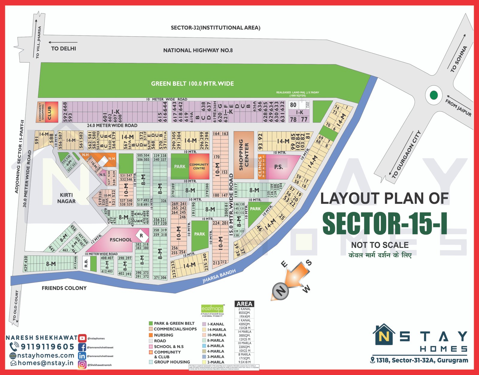 Gurgaon Sector Maps – NStay HOMES