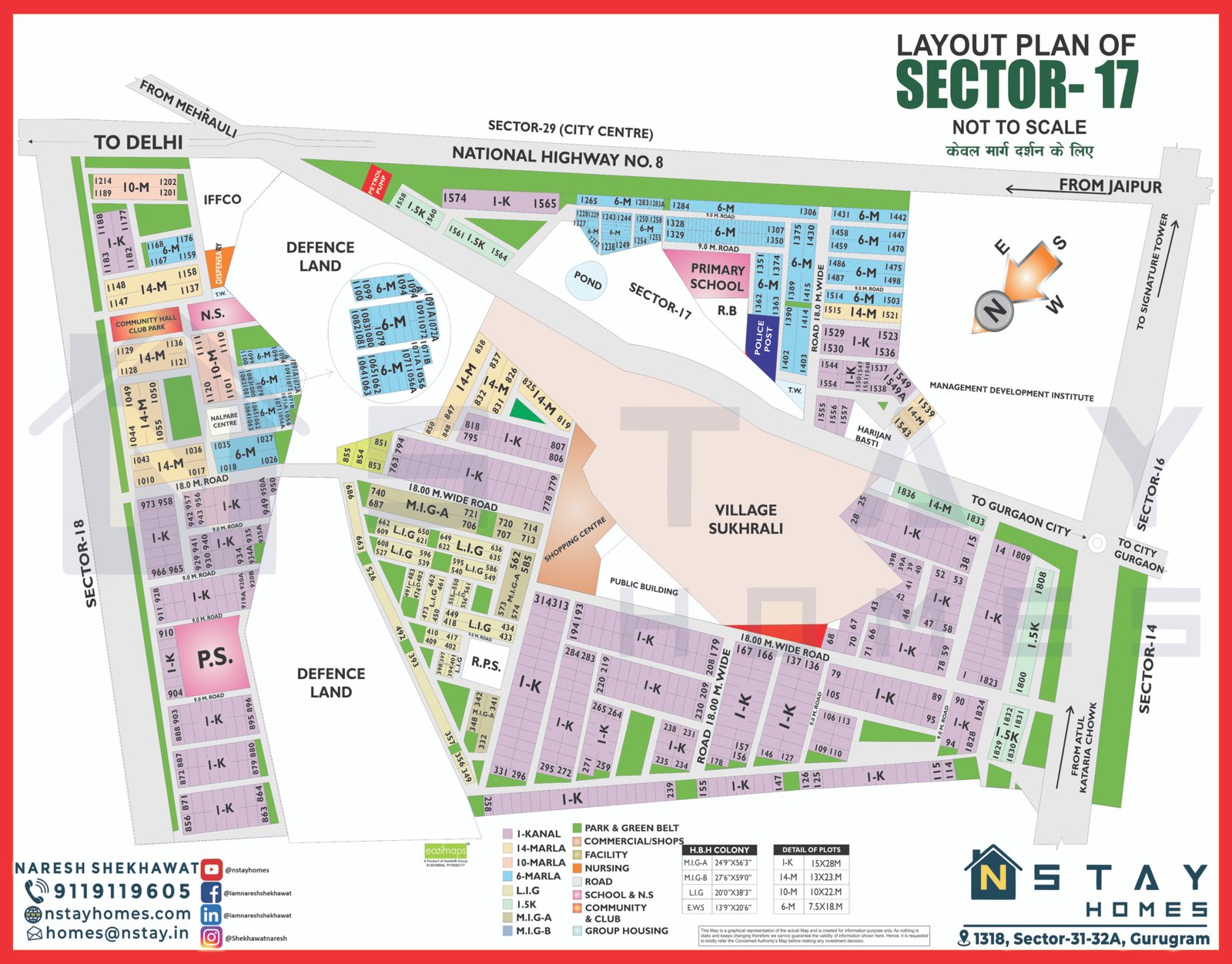 Gurgaon Sector Maps – NStay HOMES