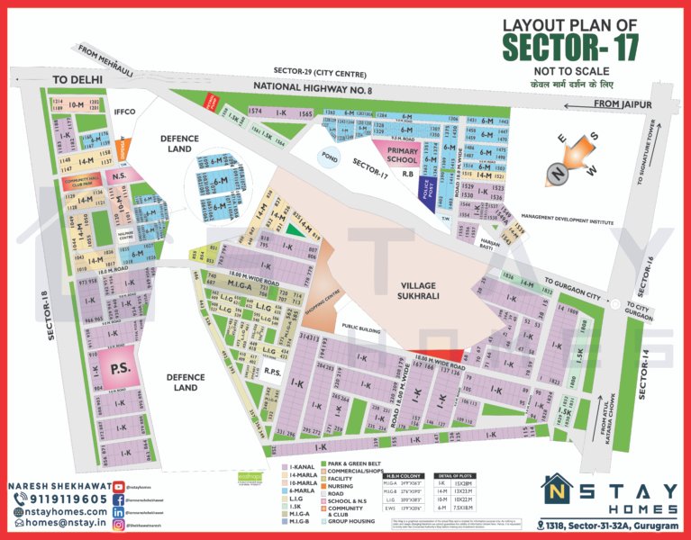 Gurgaon Sector Maps – NStay HOMES