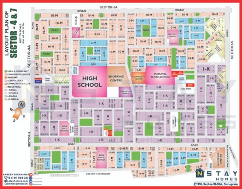 Gurgaon Sector Maps – NStay HOMES