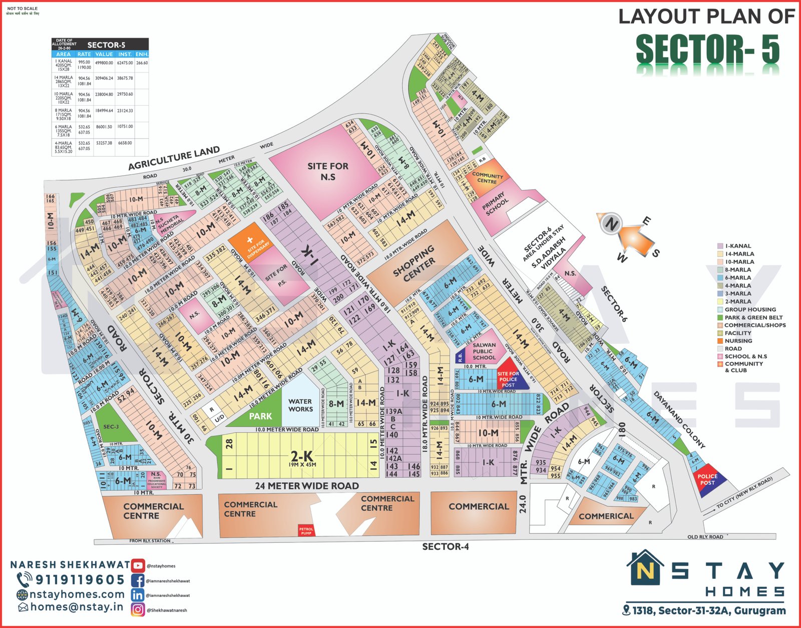 Gurgaon Sector Maps – NStay HOMES