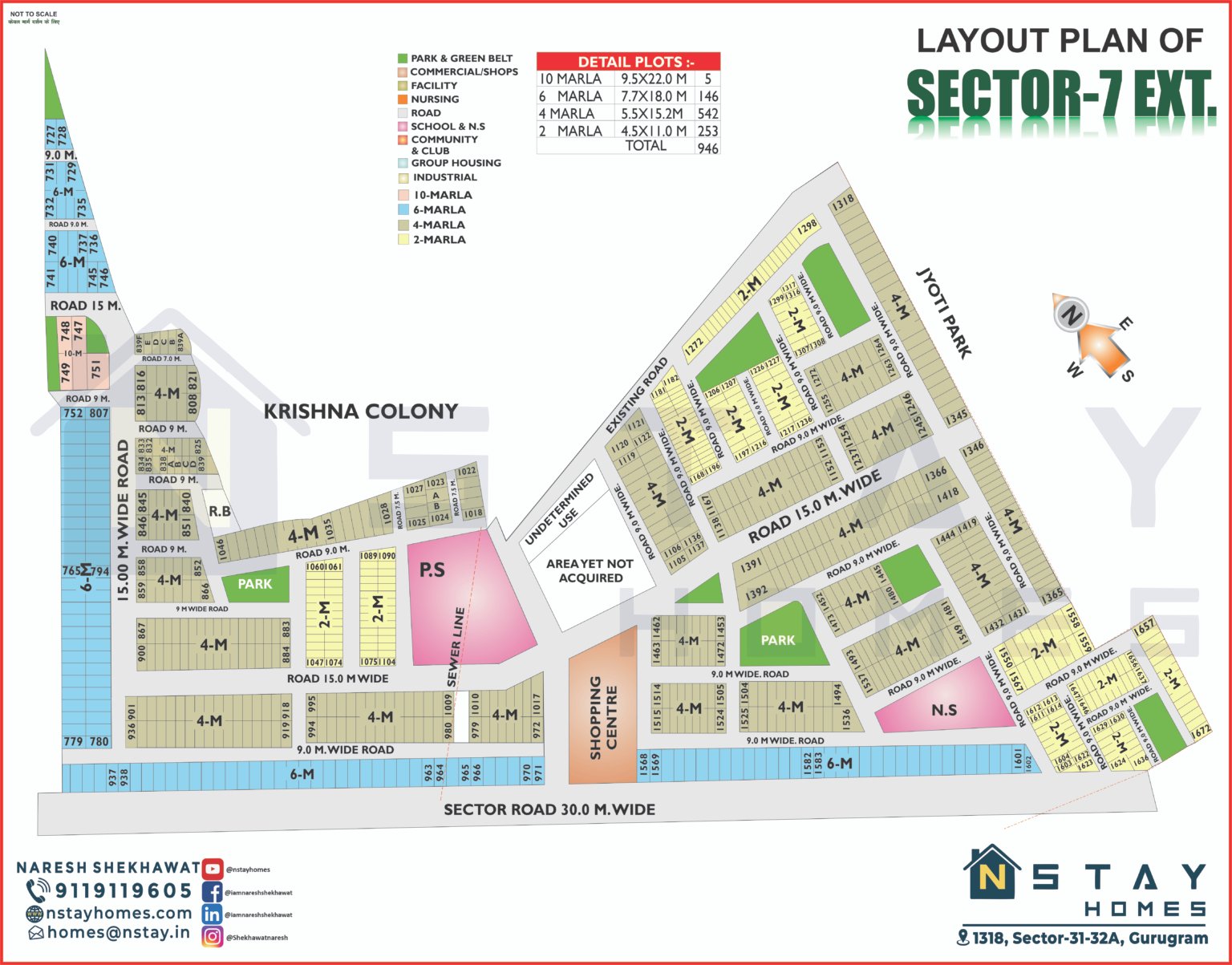 Gurgaon Sector Maps – NStay HOMES