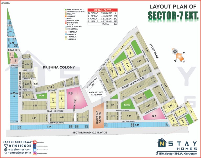 Gurgaon Sector Maps – NStay HOMES