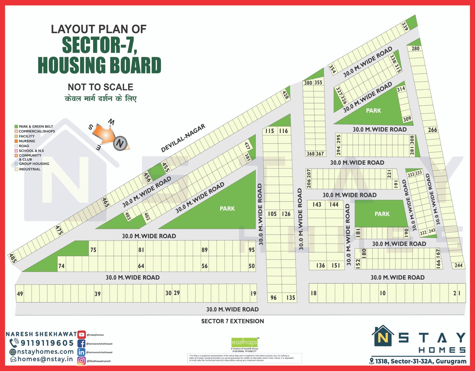 Gurgaon Sector Maps – NStay HOMES