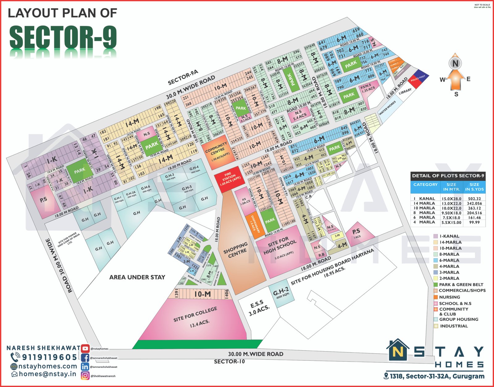 Gurgaon Sector Maps – NStay HOMES